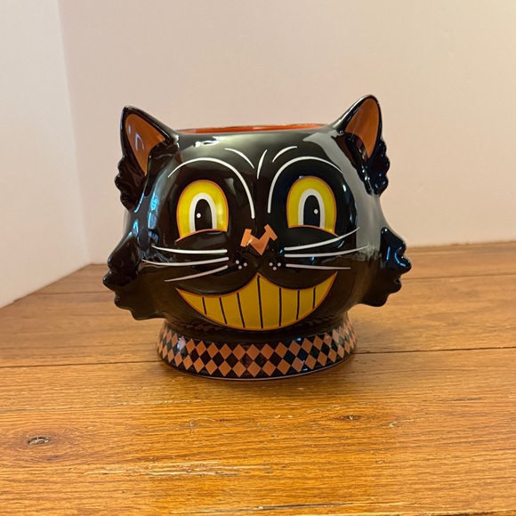 Holiday | Rare Halloween Black Cat Candy Dish | Poshmark